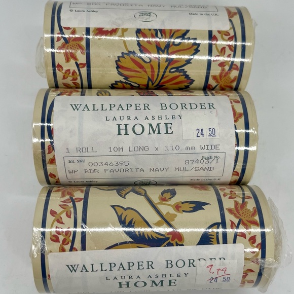 Laura Ashley | Wall Decor | Vintage Laura Ashley Home Wallpaper Border ...